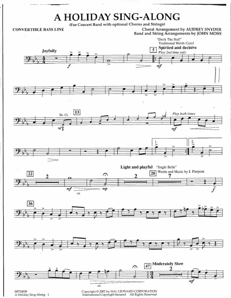 A Holiday Sing-Along 053 | PDF