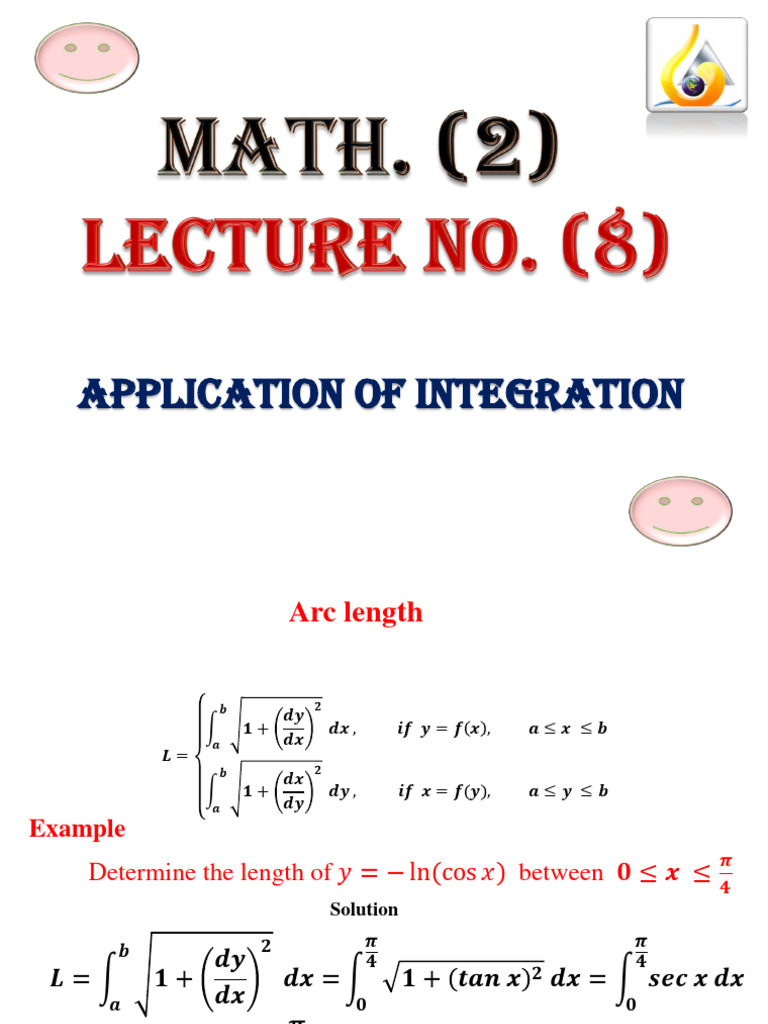 Applications of Integration | PDF | Curve | Equations