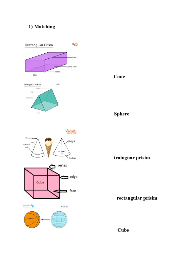 Shapes Worksheet | PDF