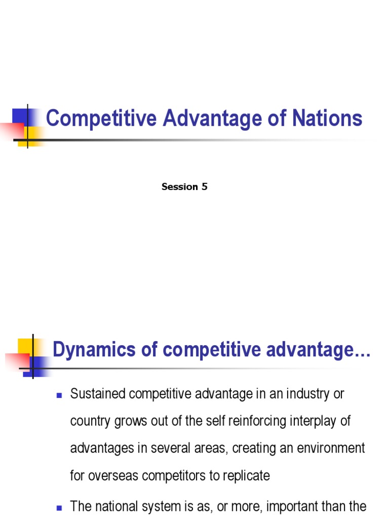 Competitive Adv. of Nations | PDF | Competition | Economies Of Scale