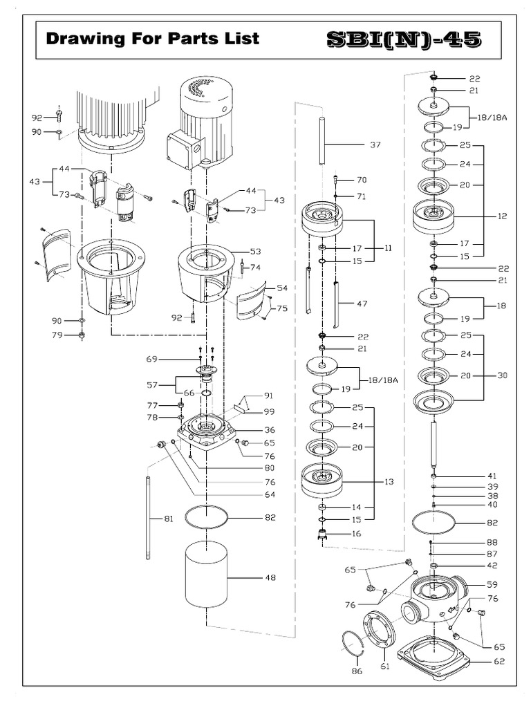 SBI (N) - 45 Exploded View | PDF