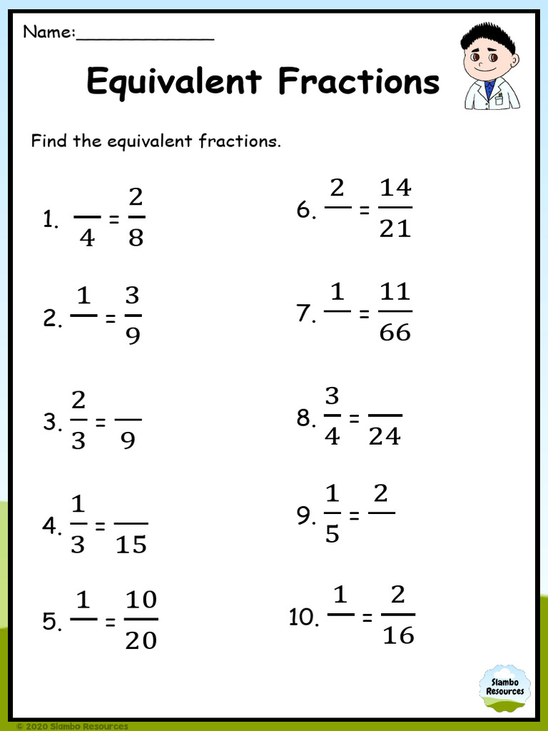 Fraction Practice for Students | PDF