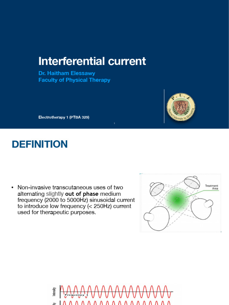 Interferential Lecture 9 240430 084957 | PDF | Edema | Physiology