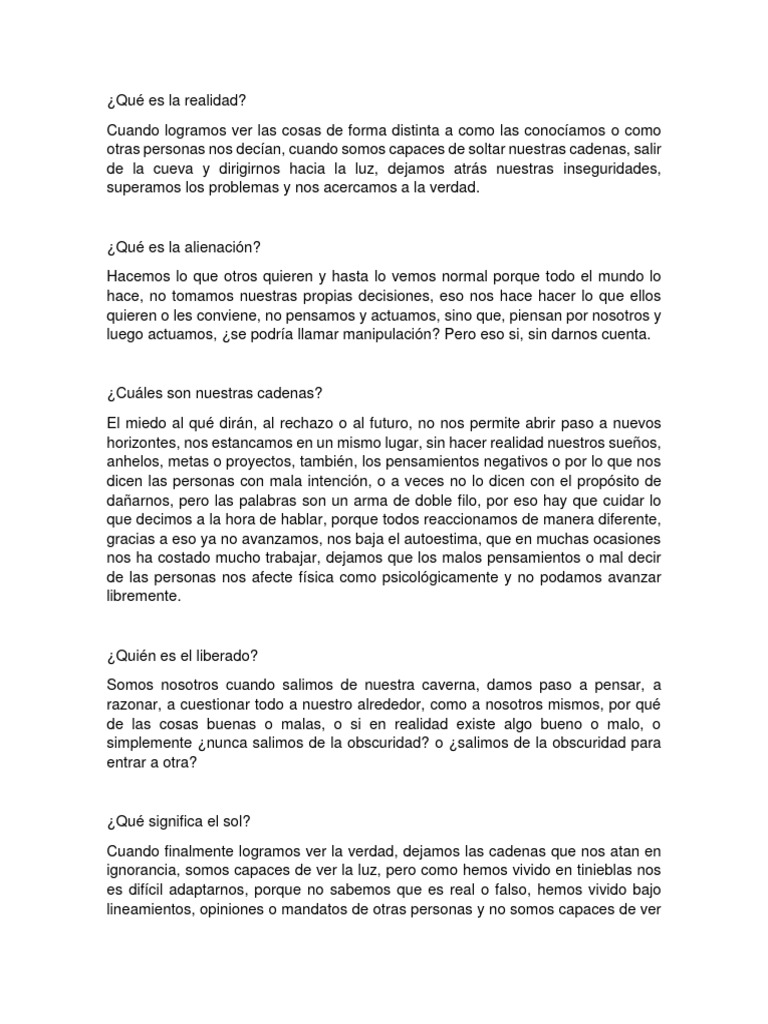 Qué Es La Realidad | PDF | Verdad | Realidad