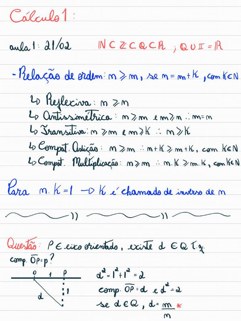 Matéria de Cálculo 1 - 240316 - 114327 | PDF