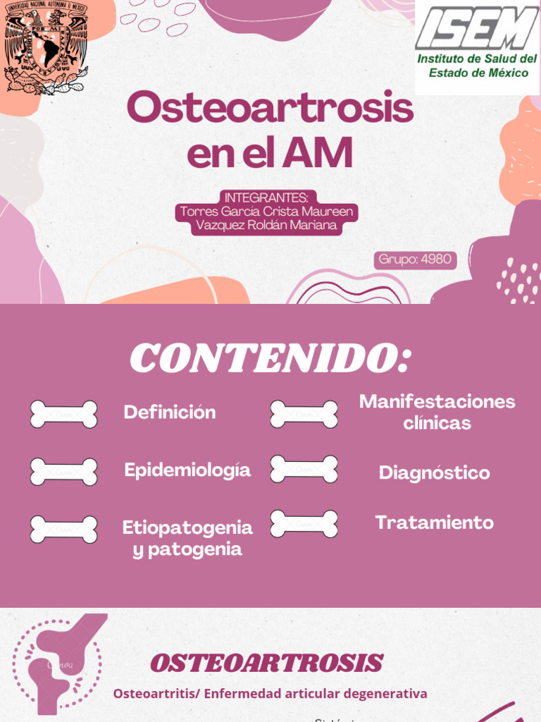 Osteoartrosis en El AM | PDF | Osteoartritis | Articulación