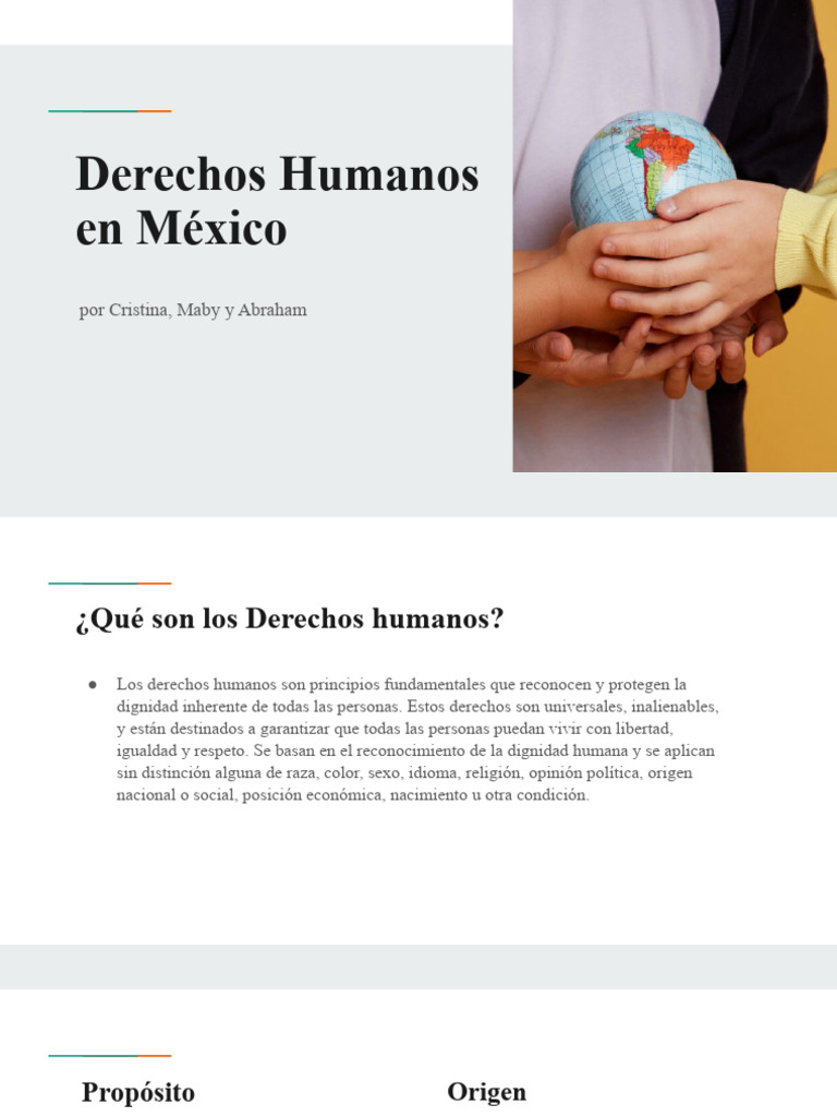 Derechos Humanos en Mèxico | PDF | Derechos humanos | Igualdad social