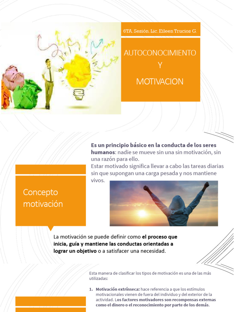 6ta Sesion Autoconocimiento Y Motivacion Descargar Gratis Pdf
