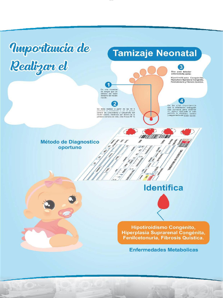 Guia Toma de Muestra Tamizaje Neonatal | PDF | Infantes | Medicina CLINICA