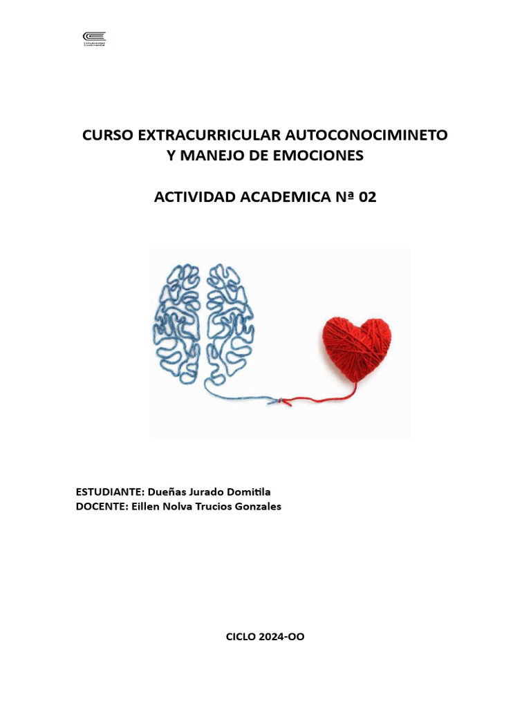 Actividad de La 4ta Unidad | PDF | Relaciones personales, crianza y ...