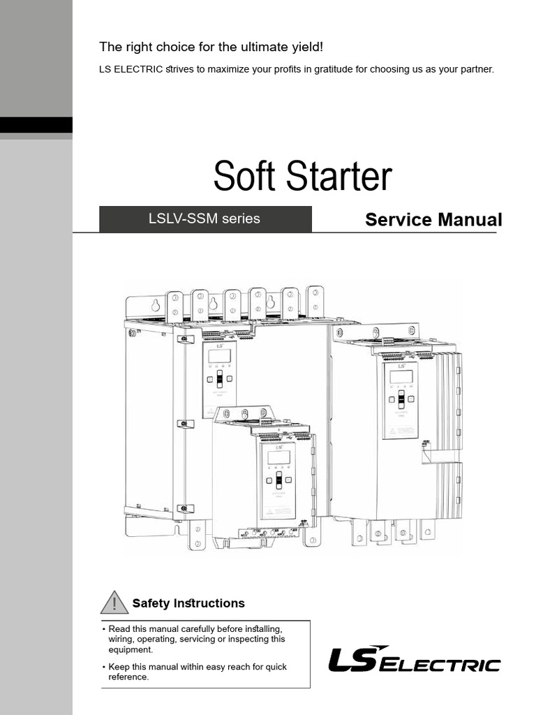 SoftStarter - SSM Service Manual - Web - 20230213 | PDF | Voltage ...