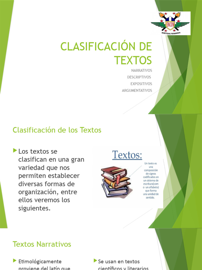 Clasificación de Textos | PDF | Ensayos