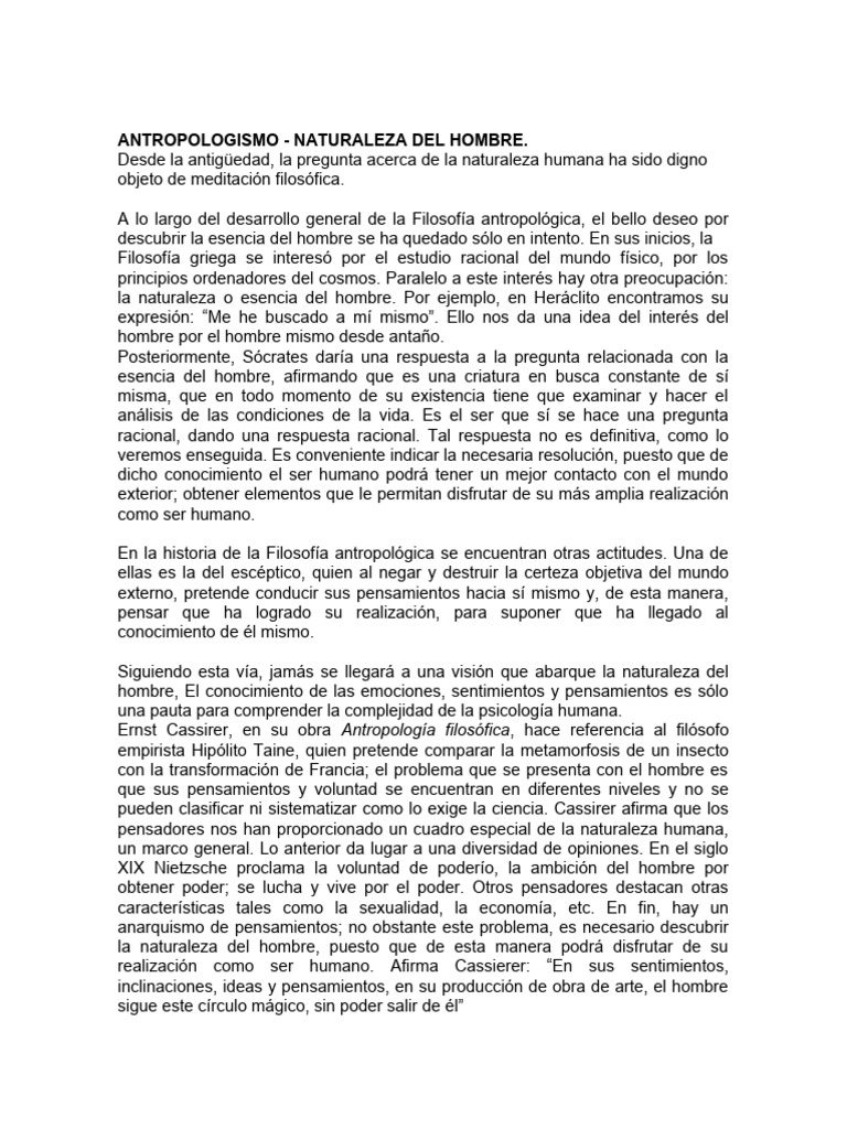 Lectura 1 Bloque 3 Hum II | PDF | Pensamiento | Los símbolos