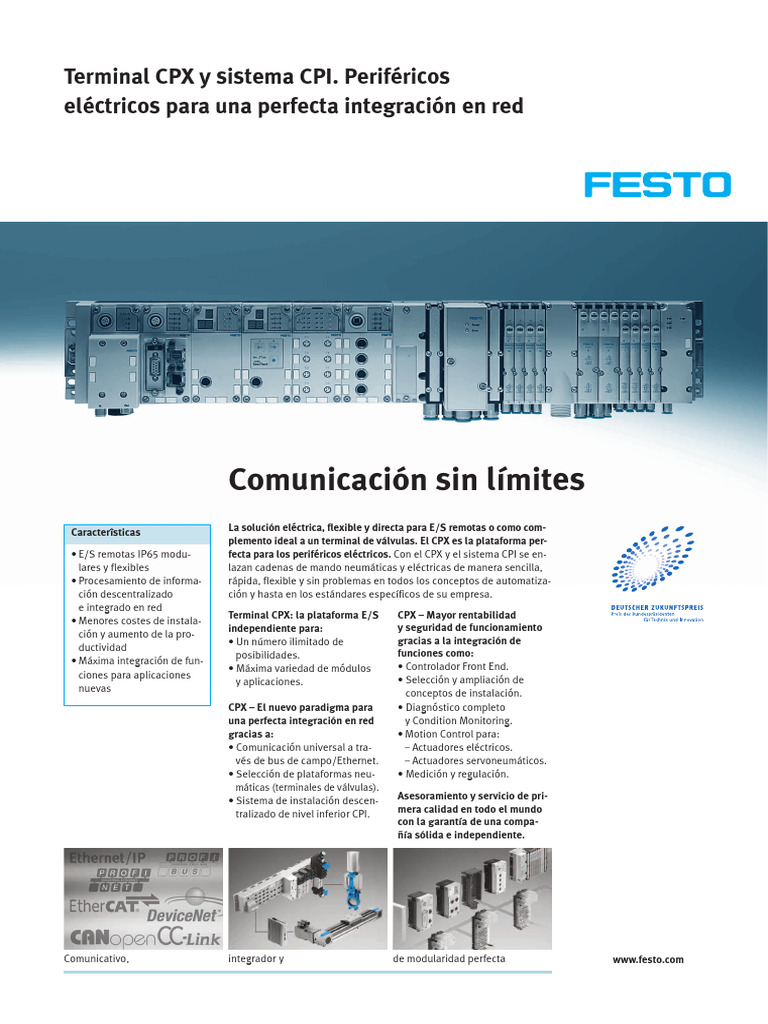 PSIplus CPX - Es | PDF | Controlador lógico programable | Solenoide