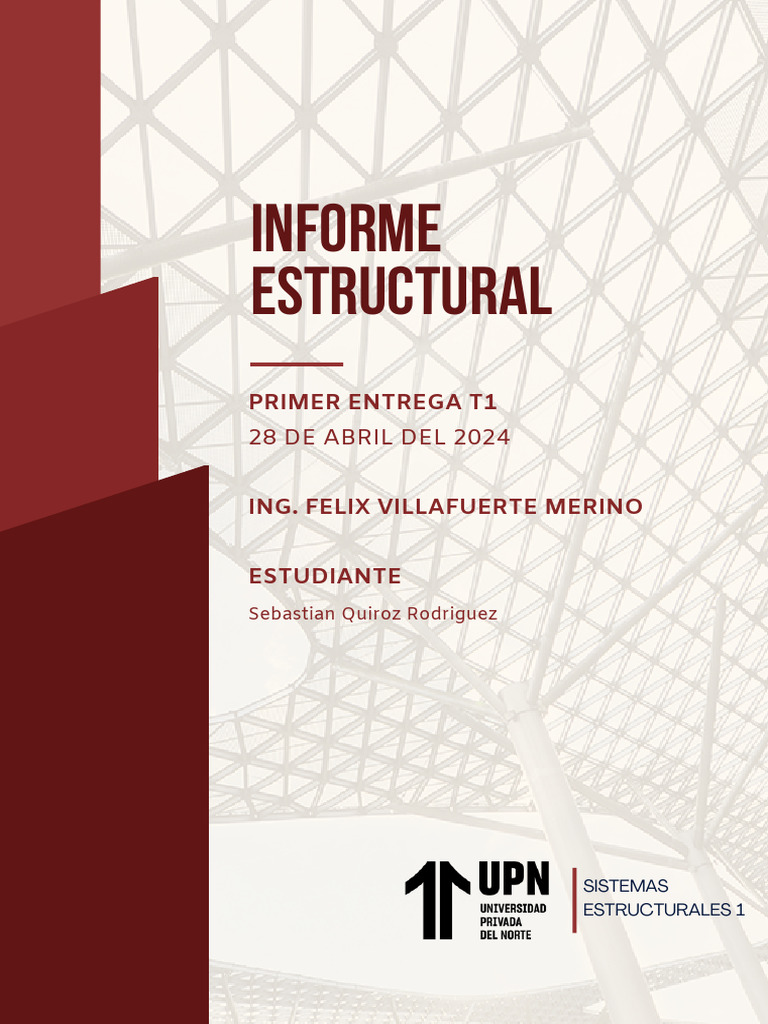 Informe Estructural | Descargar gratis PDF | Fundación (Ingeniería ...