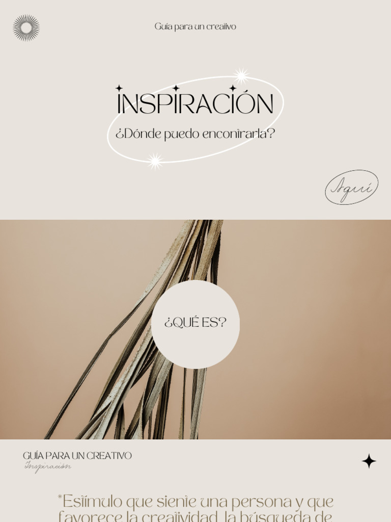 Presentación Marketing Creatividad e Inspiración Minimalista Beige | Descargar gratis PDF ...