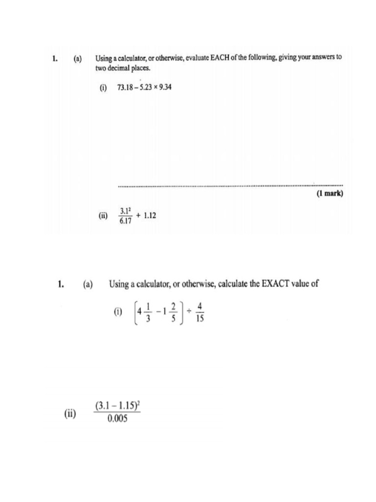 Math Quest 1 | PDF