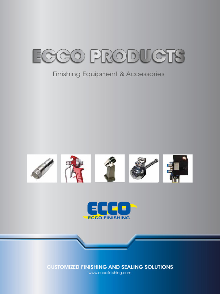 Ecco Finishing Finishing Equipment and Accessories | PDF | Materials