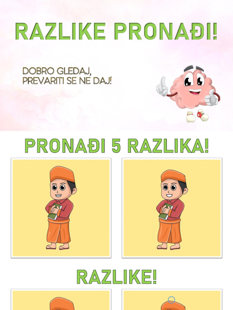 Pronađi Razlike - 3 | PDF