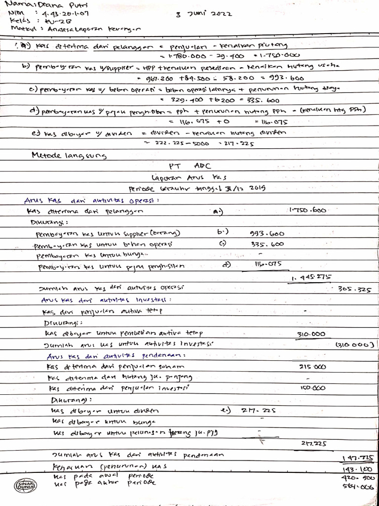 07 - Diana Putri - Tugas Alk 3622 | PDF