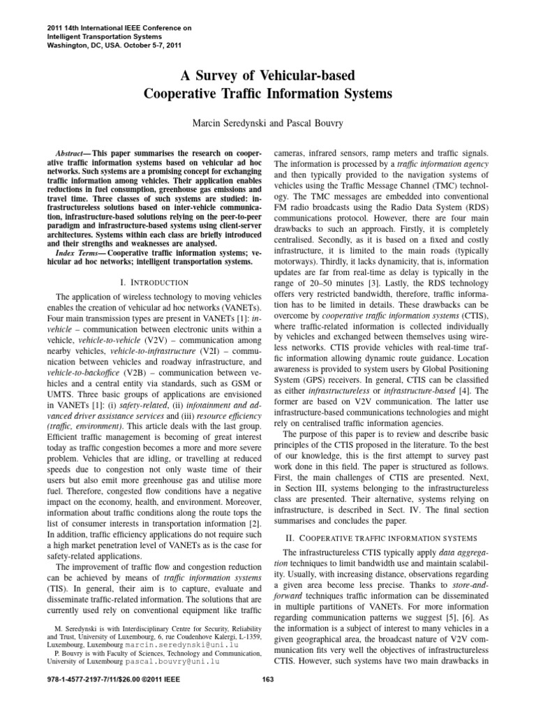A Survey of Vehicular-based | Download Free PDF | Peer To Peer ... A Survey of Vehicular-based | Download Free PDF | Peer To Peer ...