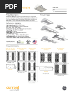 Metalux OHBL LED 4ft High Bay Spec Sheet | PDF | Light Emitting Diode ...