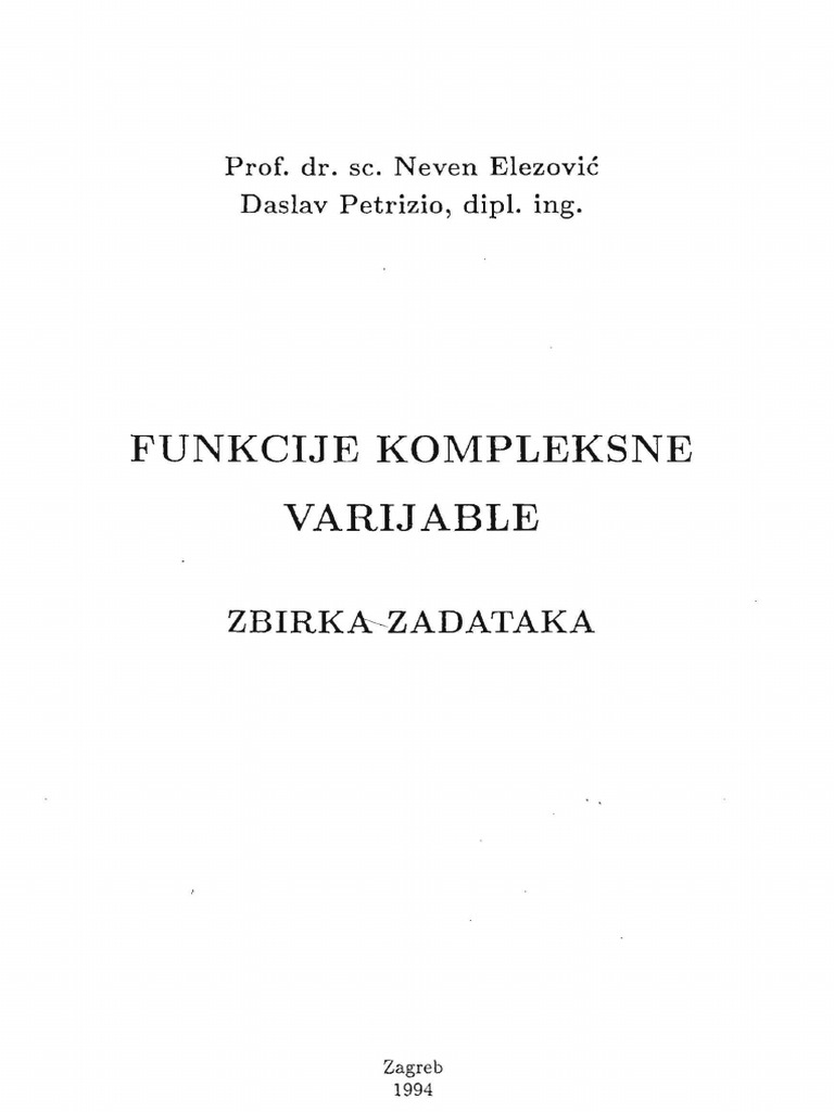 Zbirka | PDF