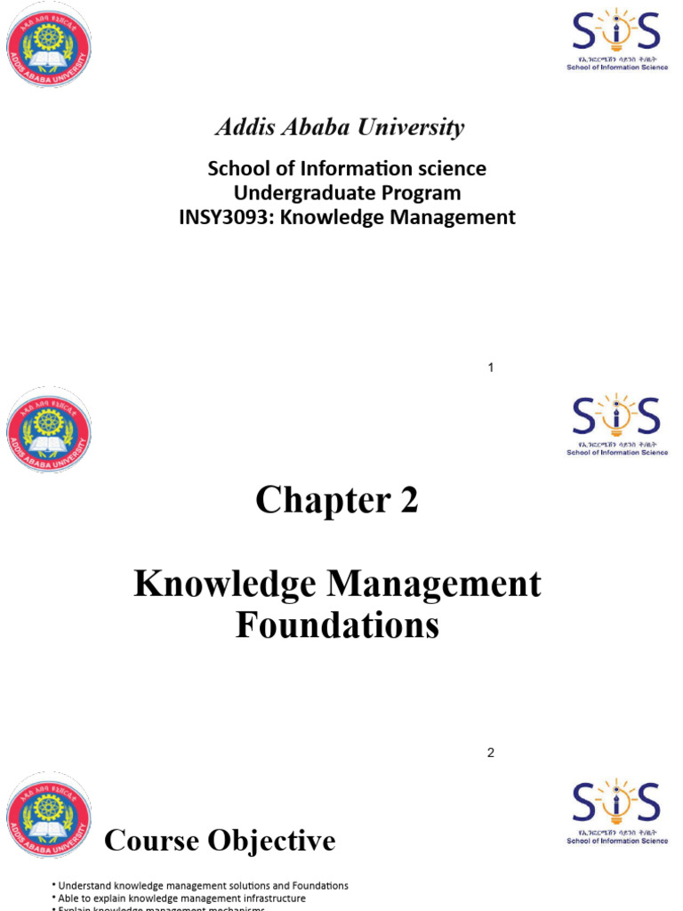 2chapter Two KM Foundations | PDF | Knowledge Management | Knowledge