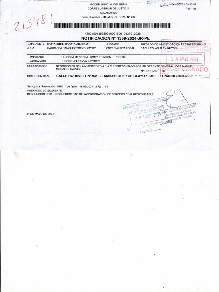 Doc Poder Judicial | PDF