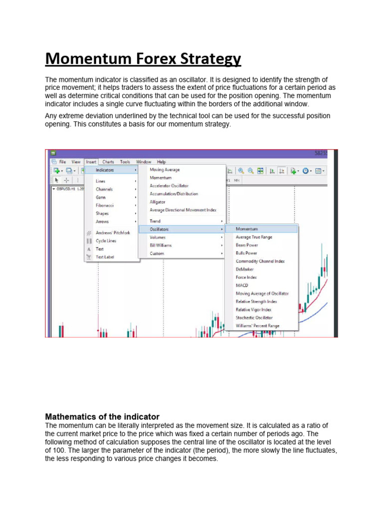 Forex Momentum Trading Strategy Guide | PDF | Financial Markets ...