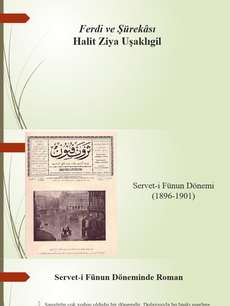 TLL 101-9. Hafta-Halit Ziya-Ferdi Ve Şürekası | PDF