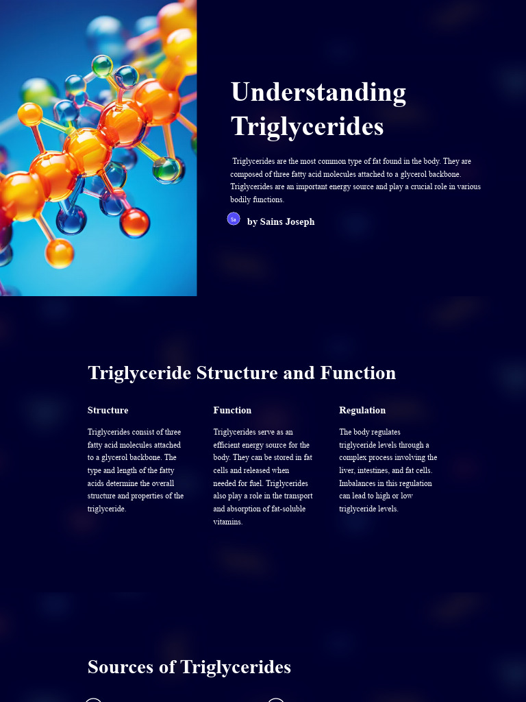 Understanding Triglycerides | PDF | Fat | Triglyceride