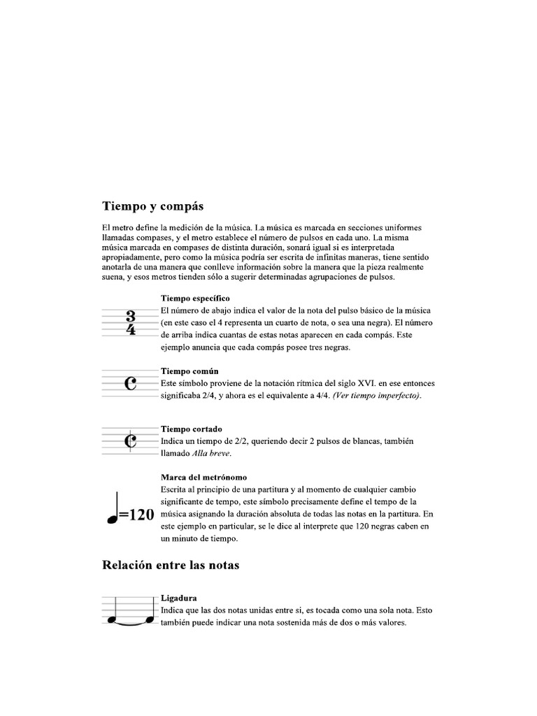 Tiempo y Compás | PDF