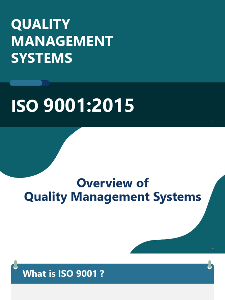 Quality Management System QMS ISO9001 2015 1712022640 | PDF | Iso 9000 | Quality Management System