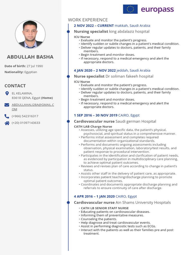 Cath Lab Nurse | Download Free PDF | Nursing | Patient