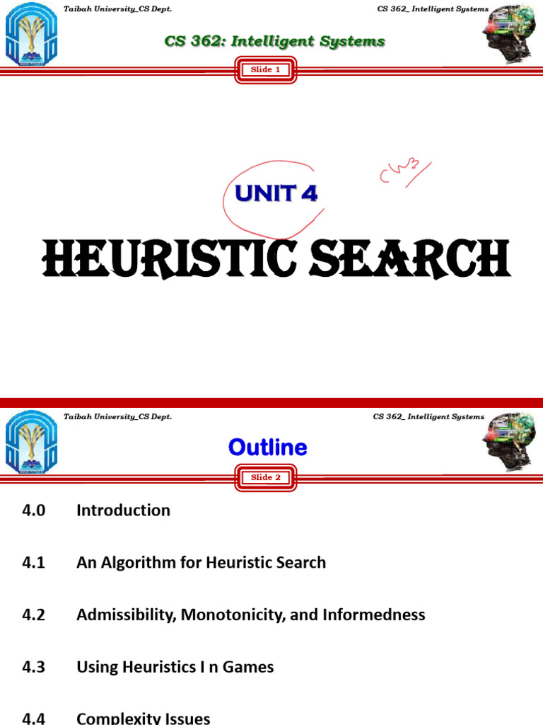 Heuristic Search: Unit 4 | PDF | Computational Complexity Theory | Algorithms And Data Structures