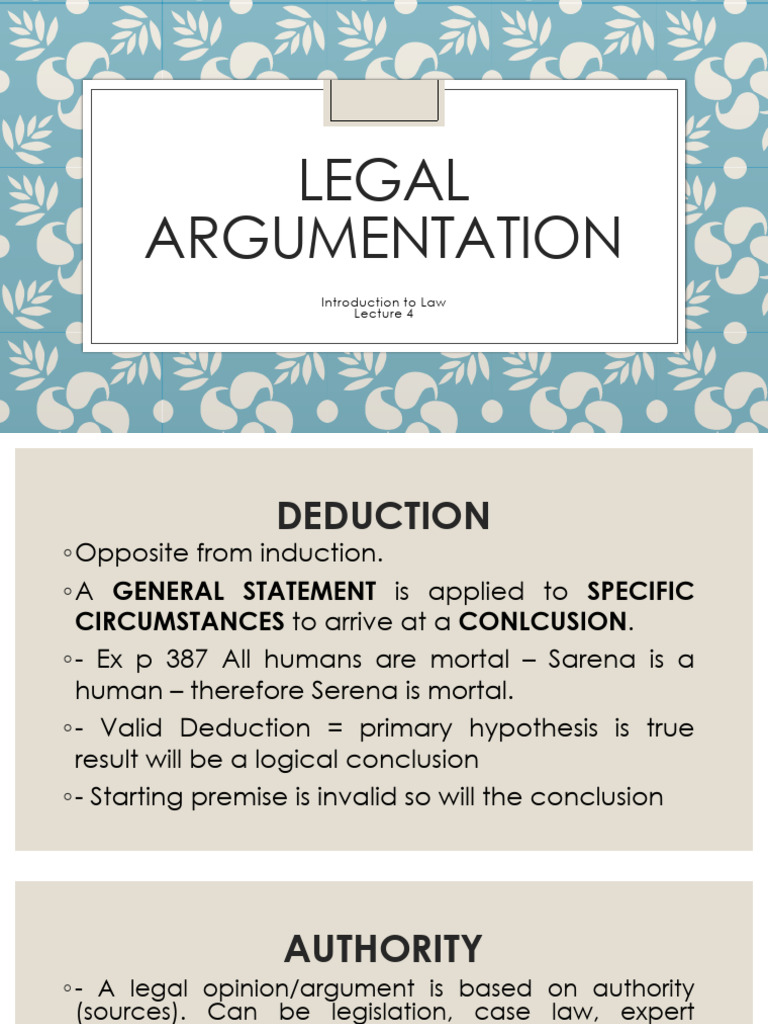 Lecture 4 | Download Free PDF | Argument | Epistemology Lecture 4 | Download Free PDF | Argument | Epistemology