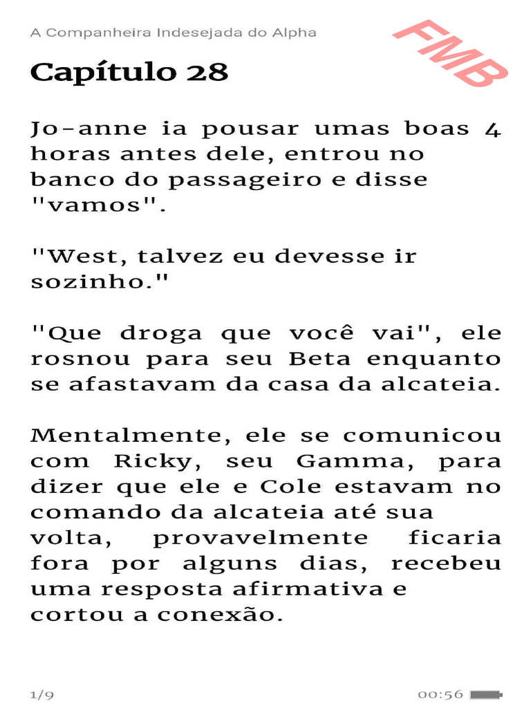 28 Ao 29 - A Companheira Indesejada Do Alpha@FMB | PDF