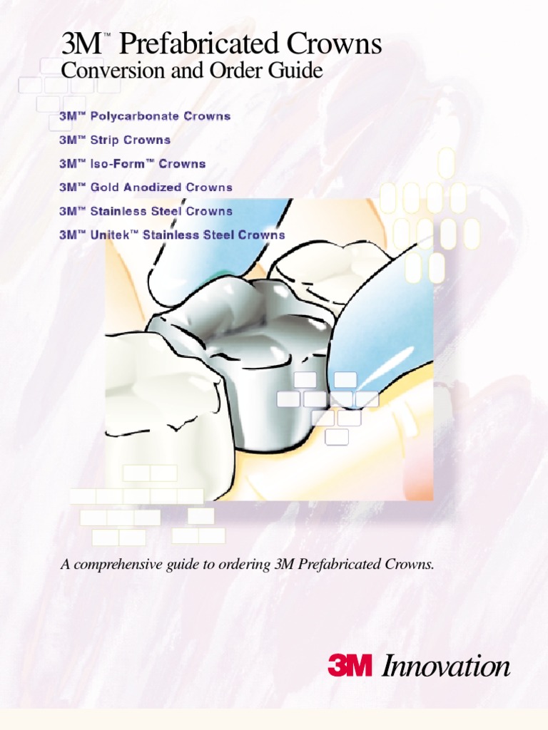 3M Crown Catalog | PDF | Dentistry Branches | Dental Anatomy