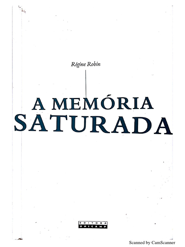 Cap 4 - A Memória Saturada | PDF
