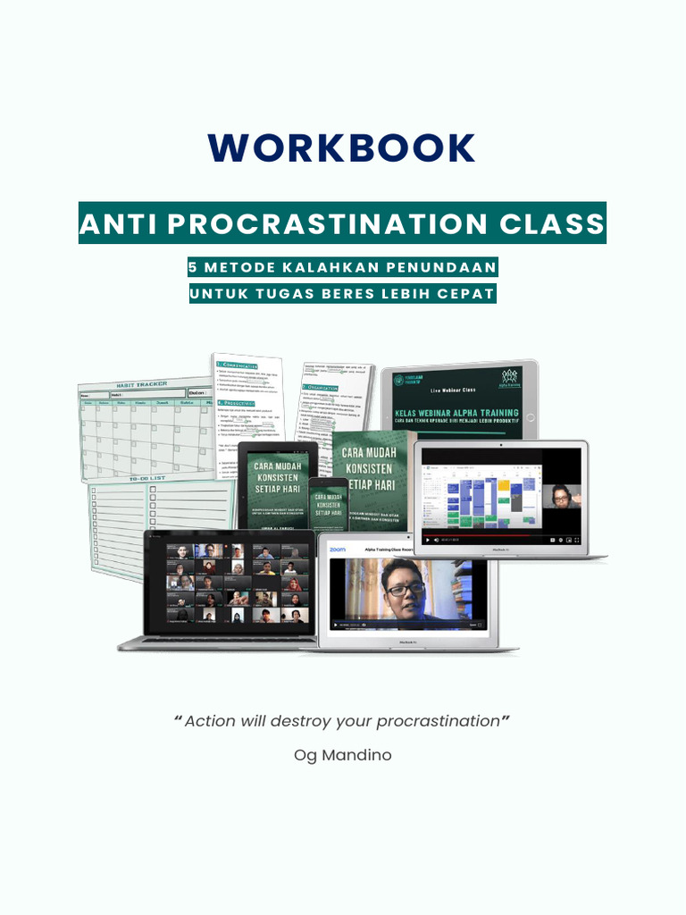 Workbook - Anti Procrastination Class 2023 | PDF