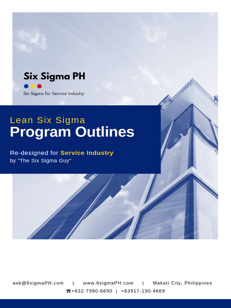 Six Sigma - PH by Six Sigma Guy | PDF | Six Sigma | Lean Manufacturing