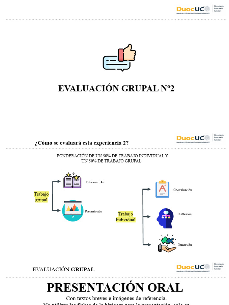 Instruciones Presentación EA2 | PDF