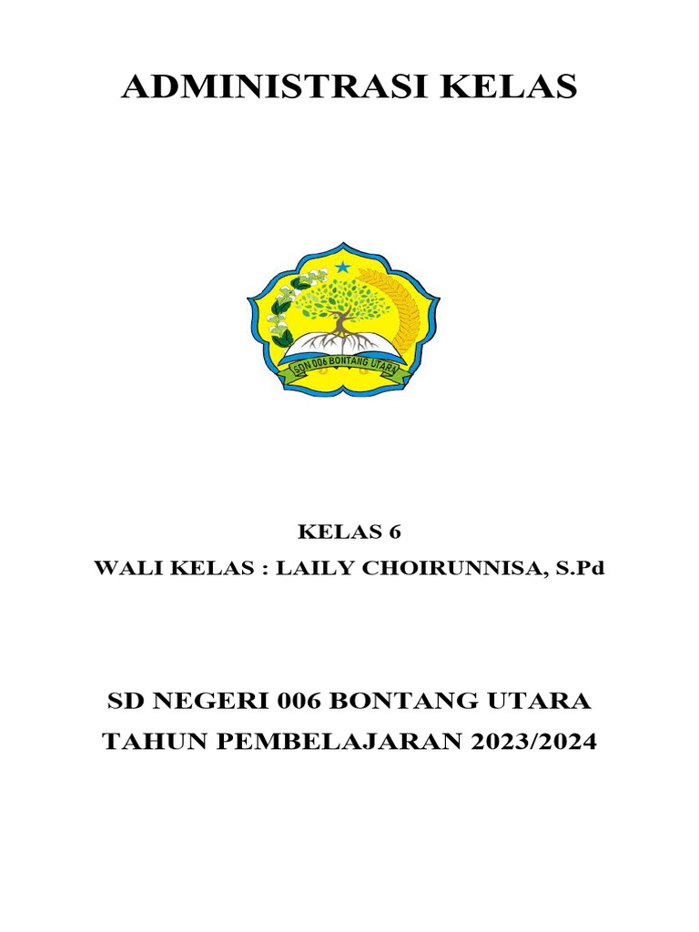 Administrasi Kelas 6B | PDF