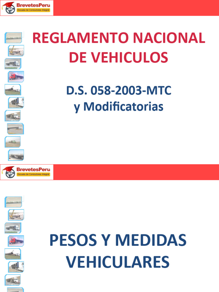 Reglamento de Vehiculos | PDF | Eje | Vehículos terrestres