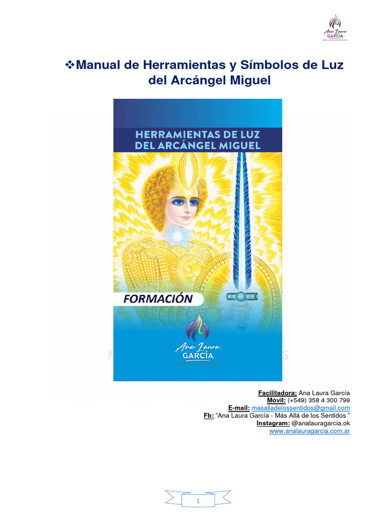 Herramientas y Símbolos del Arcángel Miguel | PDF | Miguel (Arcángel ...