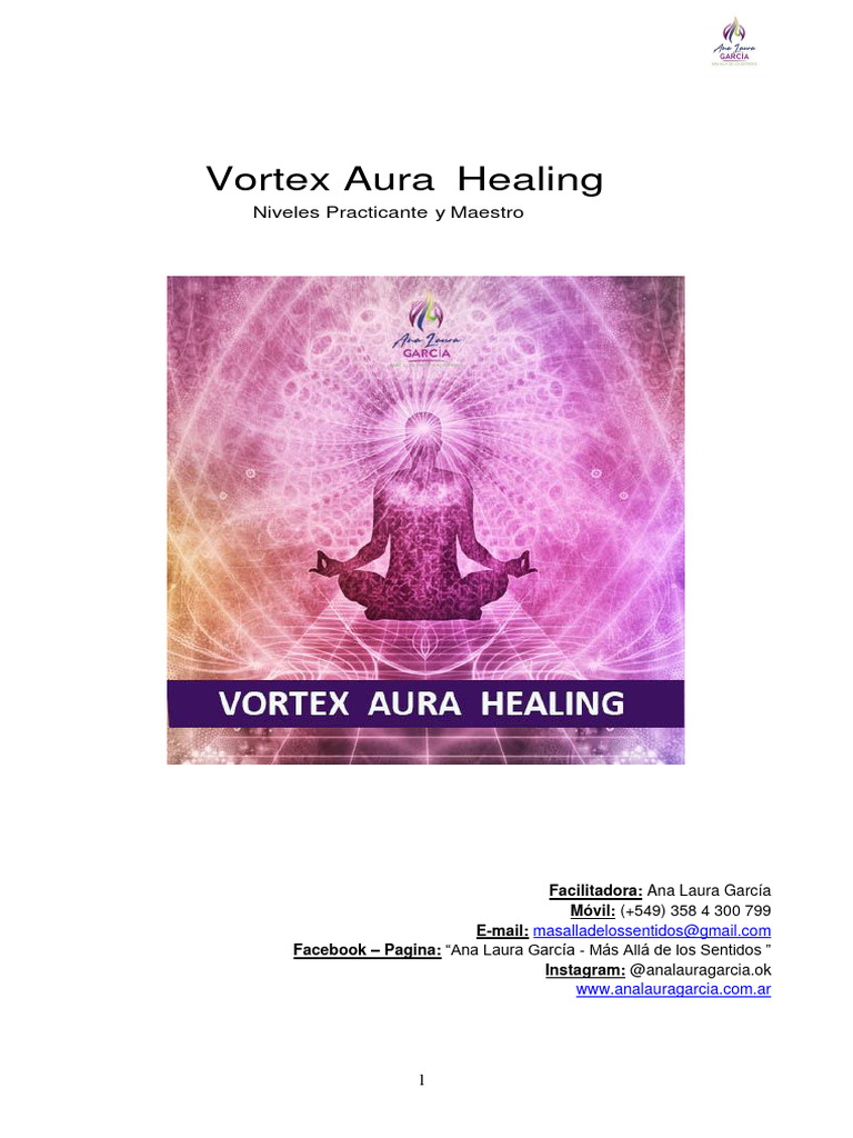 Vortex Aura Healing Manual | PDF | Aura (paranormal) | Mente