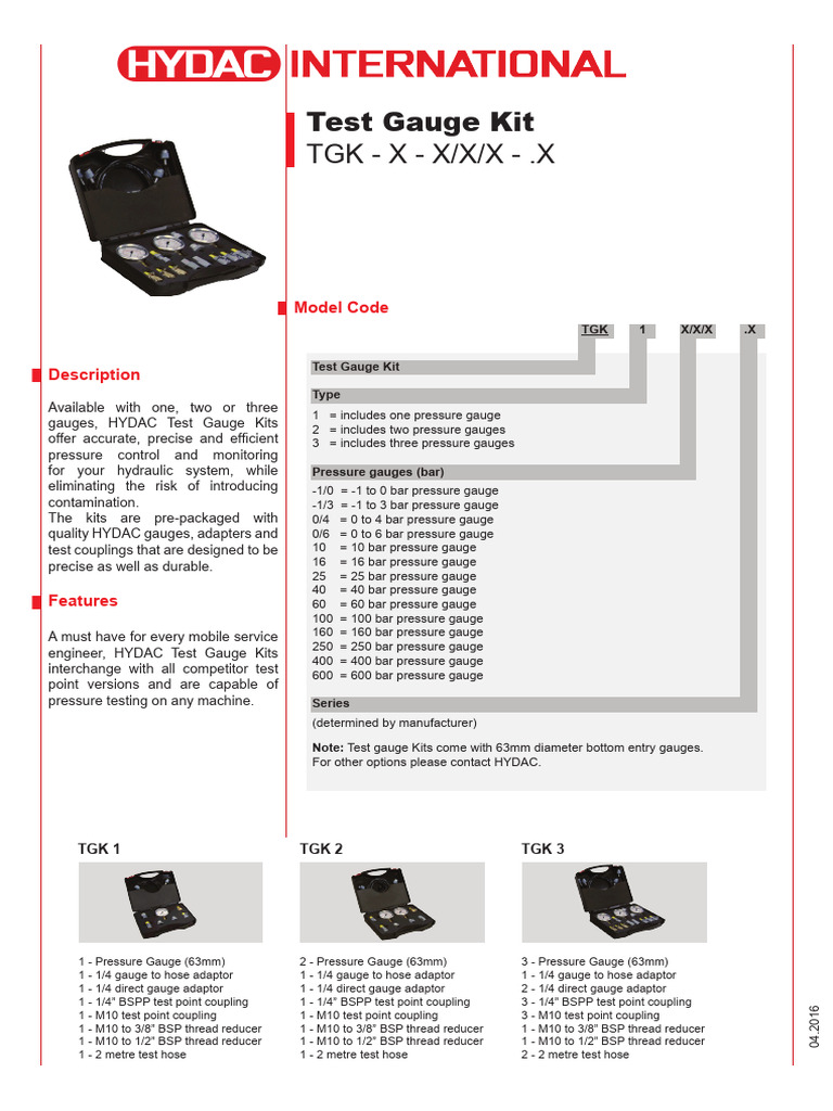 TGK Data Sheet 042016 | PDF
