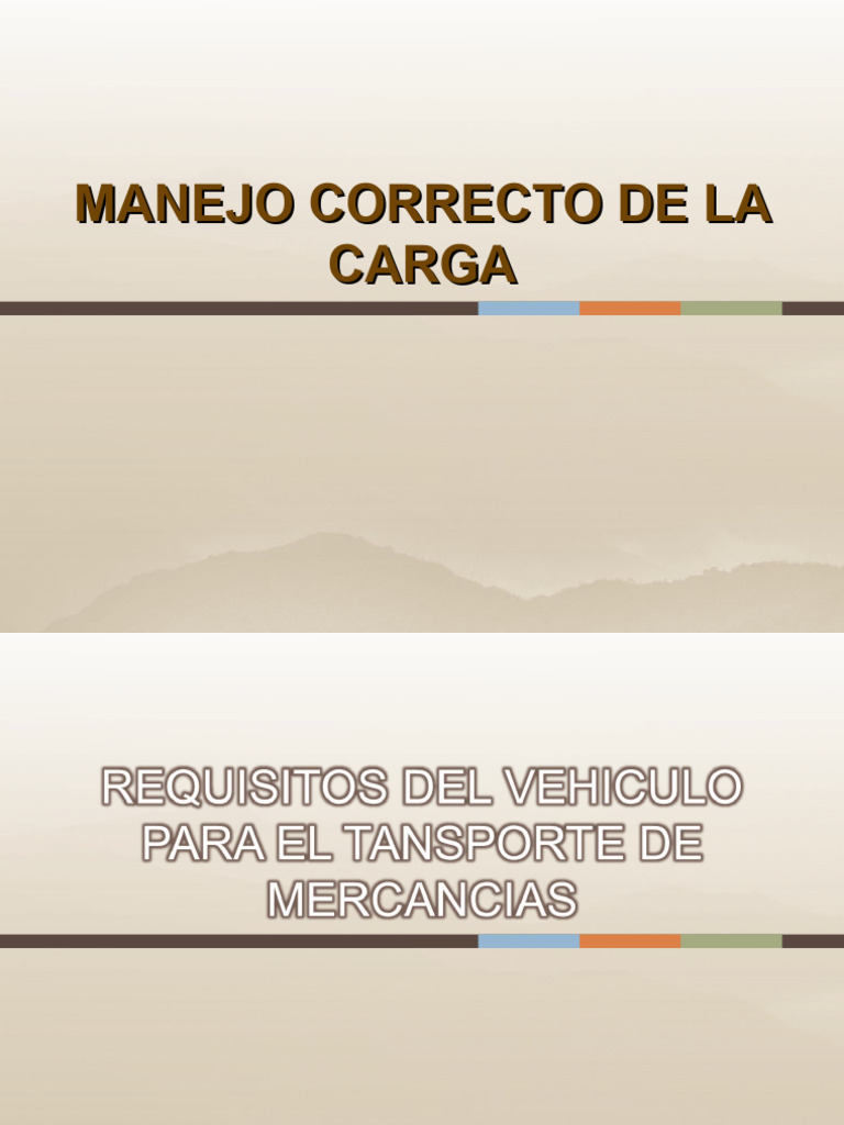 Manejo Correcto de La Carga | PDF | Botella | Cartón