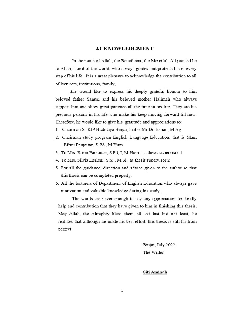 Thesis Acknowledgment and Structure | PDF | Validity (Statistics) | Methodology